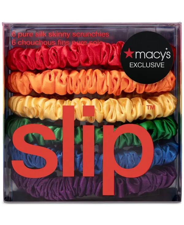 Slip 6-piece Pure Silk Skinny Scrunchies