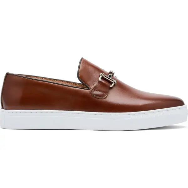 MARC NOLAN Boardwalk Bit Loafer - Mahogany