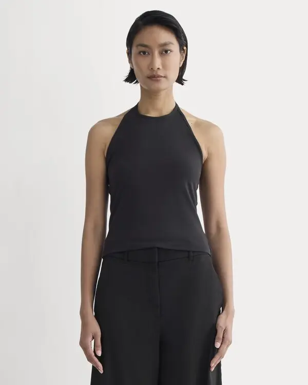 Everlane Form Halter Top - Black
