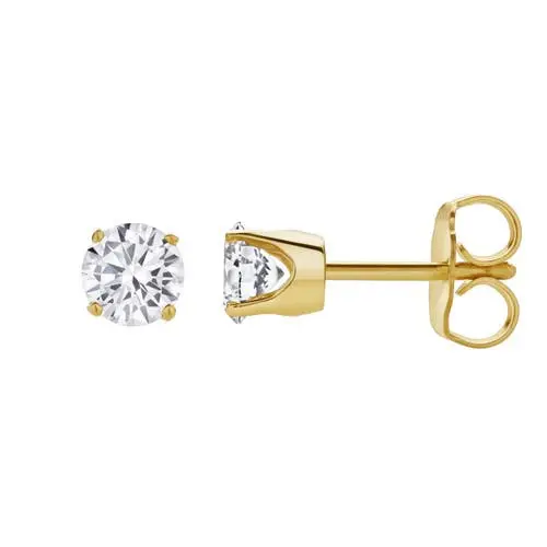 LUVMYJEWELRY Seraph 14k Gold Lab Grown Diamond Stud Earrings - 14k Yellow Gold