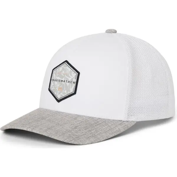 Travis Mathew Full Passport Baseball Cap - White