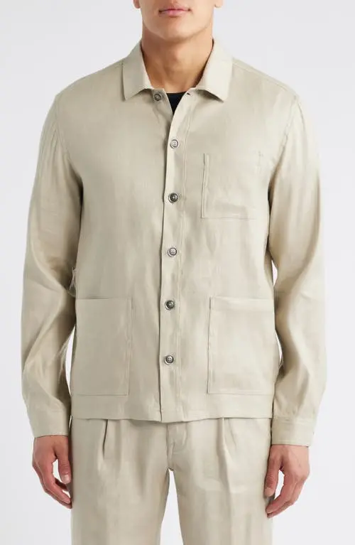 W.R.K Linen Blend Shirt Jacket