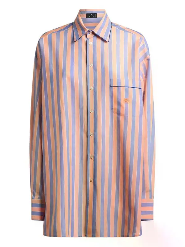 Etro Striped Muslin Shirt
