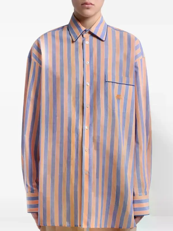 Etro Striped Muslin Shirt