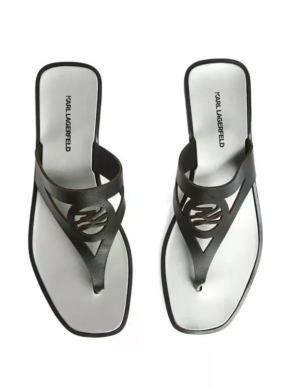 Karl Lagerfeld T-bar Flat Sandals
