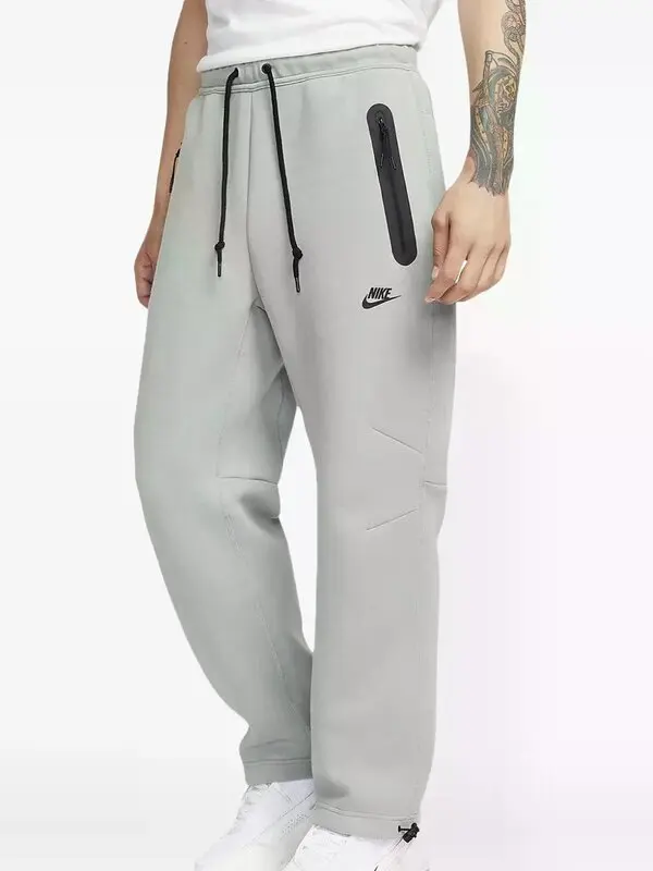 Nike Tech Fleece Mica /black Track Pants - Green