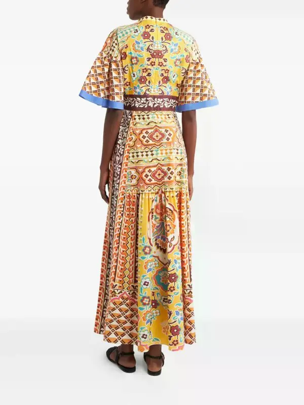 Etro Printed Poplin Dress - Neutrals