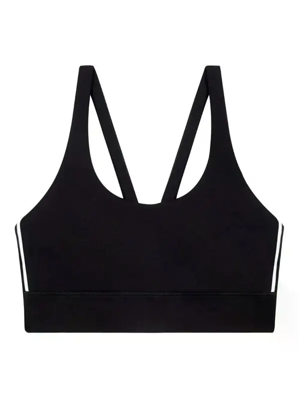 Sporty & Rich Bold Health Sports Bra - Black - 24% Off | Editorialist