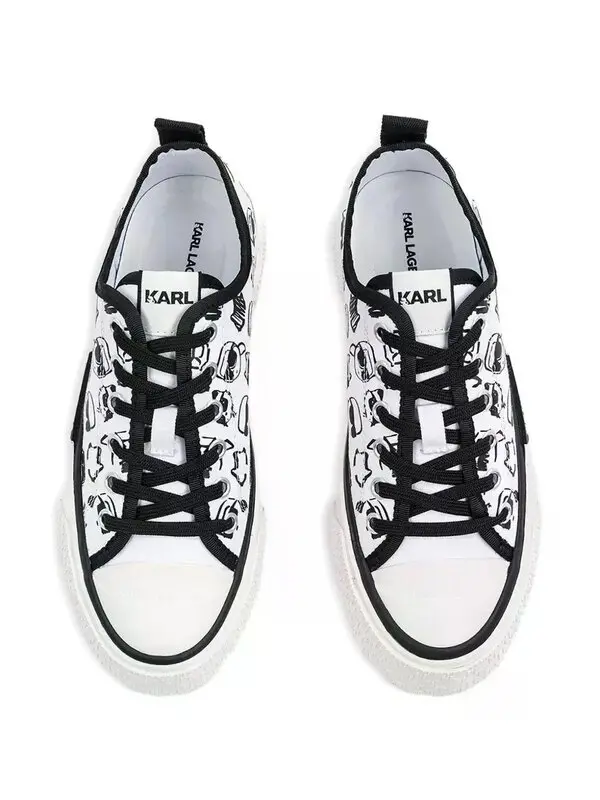 Karl Lagerfeld Patterned Sneakers