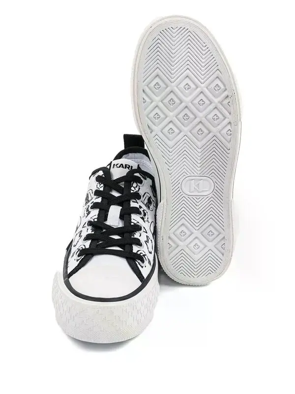 Karl Lagerfeld Patterned Sneakers