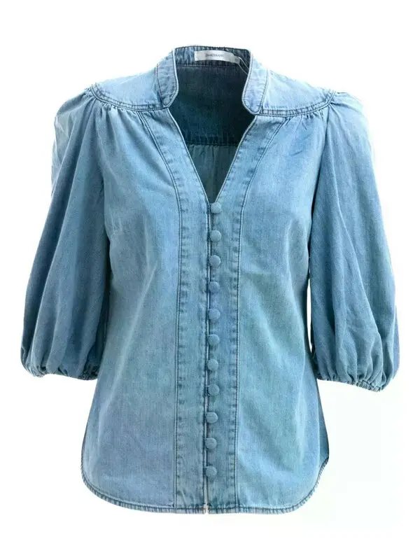 Zimmermann Denim Blouse - Blue