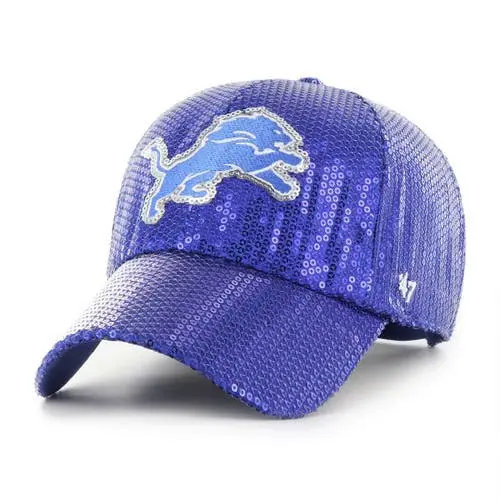 '47 Detroit Lions Dazzle Clean Up Adjustable Cap - Blue