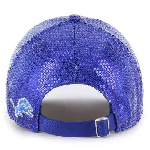 '47 Detroit Lions Dazzle Clean Up Adjustable Cap - Blue