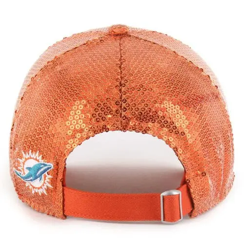 '47 Miami Dolphins Dazzle Clean Up Adjustable Hat