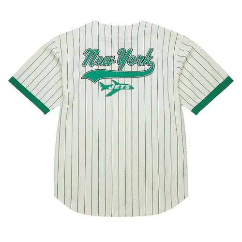 Mitchell & Ness New York Jets Vintage Logo Mesh Top