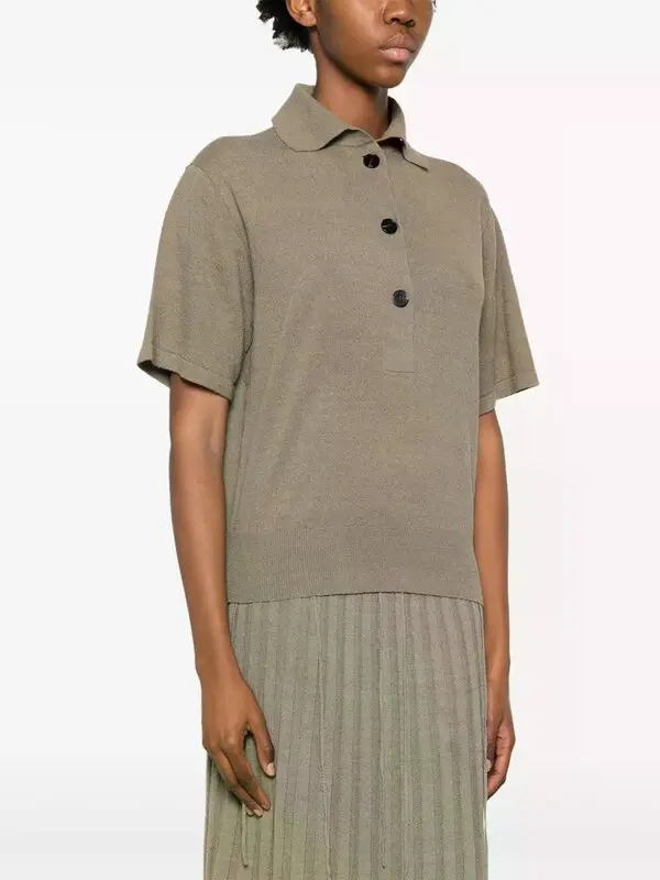 Christopher Esber Knitted Polo Top