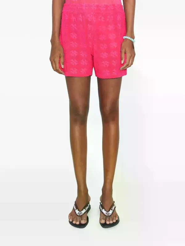 Tory Burch Terry Jacquard Shorts - Pink