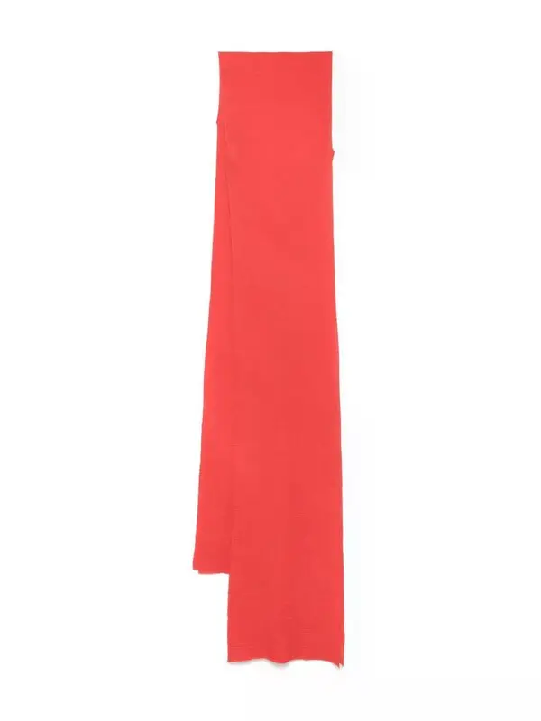 Issey Miyake Cotton Scarf - Red