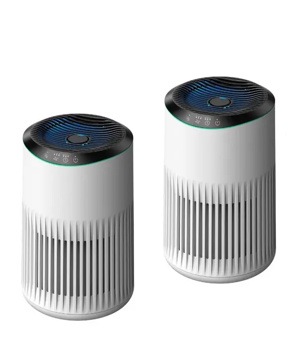 HEATDAZ Chivalz Hepa Air Purifier For Bedroom Home - White