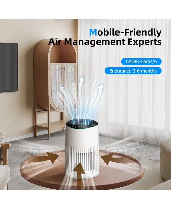 HEATDAZ Chivalz Hepa Air Purifier For Bedroom Home