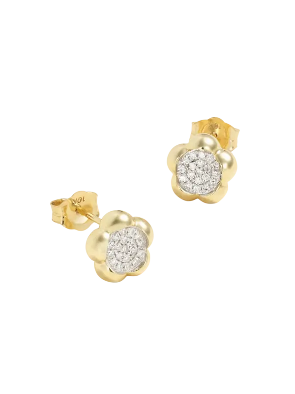 STONE AND STRAND Crosby 10-karat Diamond Earrings - Gold