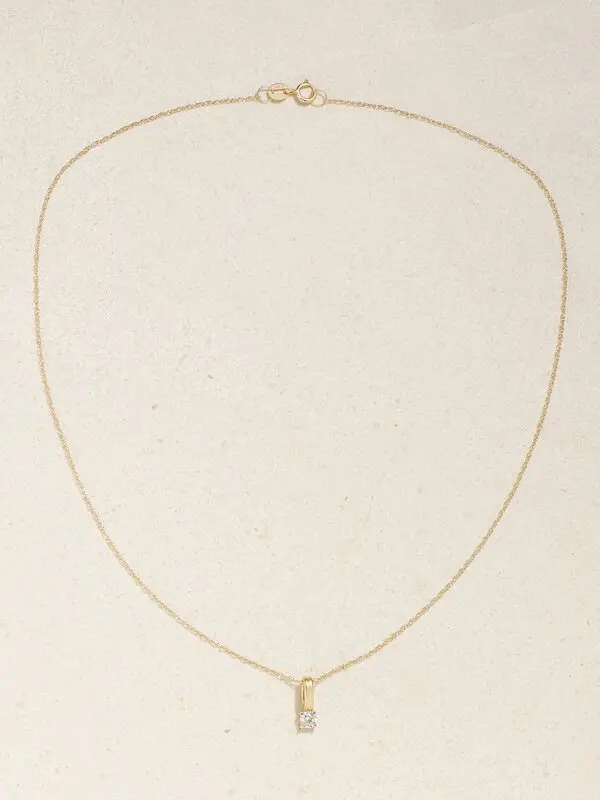 STONE AND STRAND Flow Diamond Necklace