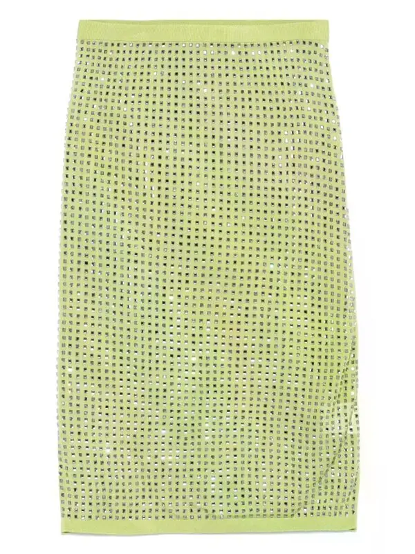 Christopher Esber Crystal-embellished Midi Skirt - Green