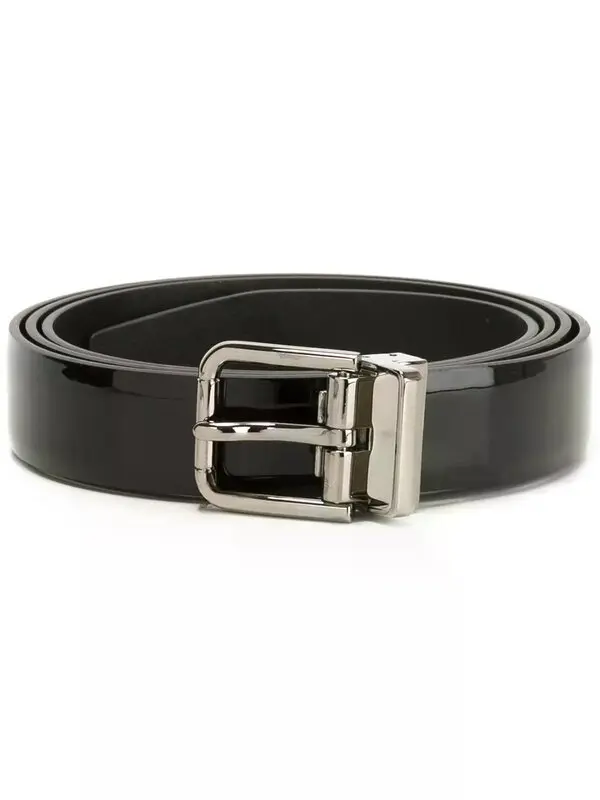 Dolce & Gabbana Classic Leather Belt - Black
