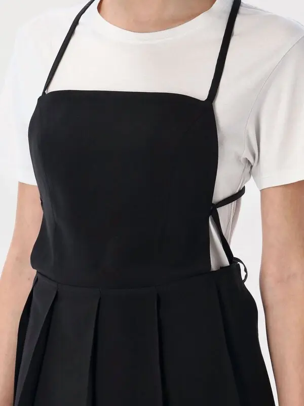 Low Classic Pinafore Dress In Black - 44% Off | Editorialist