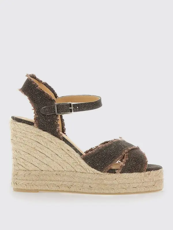 CastaÑer Heeled Espadrille Sandal - Brown