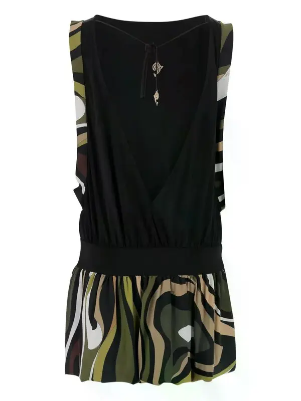 Emilio Pucci Marmo-print Midi Dress