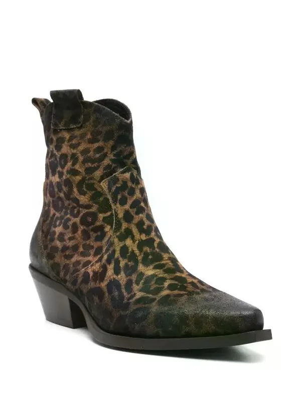 METISSE 50mm Leopard-print Boots