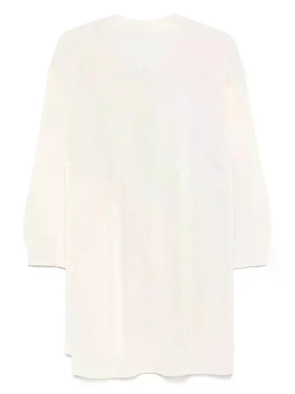 Issey Miyake Buttoned Draped Sweater