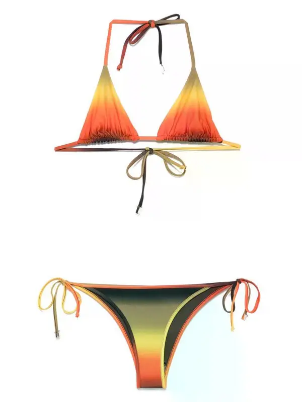 Attico Gradient-effect Bikini