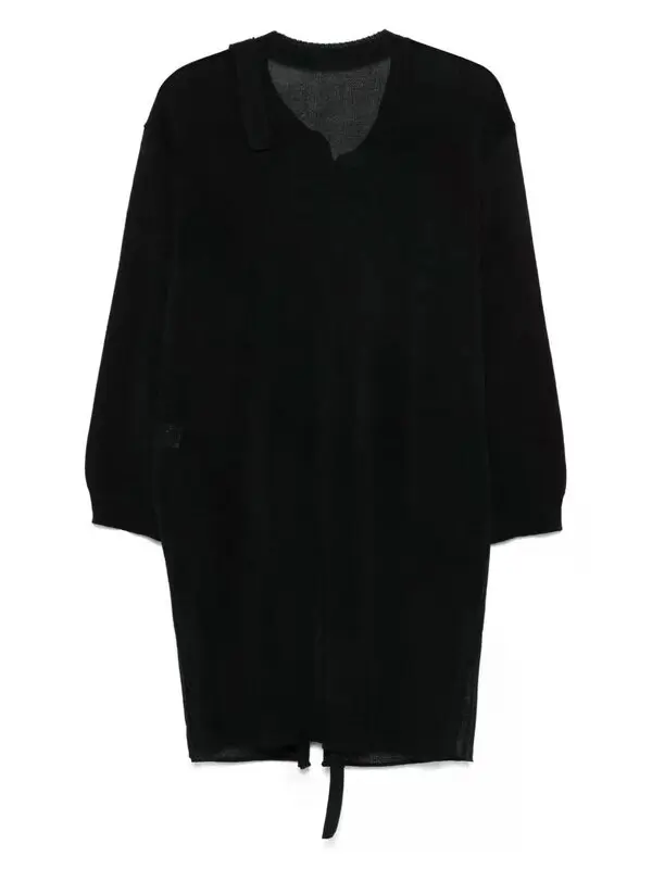 Issey Miyake Draped Knitted Cardigan