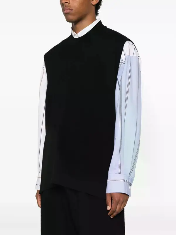 Issey Miyake Cotton Vest - Black