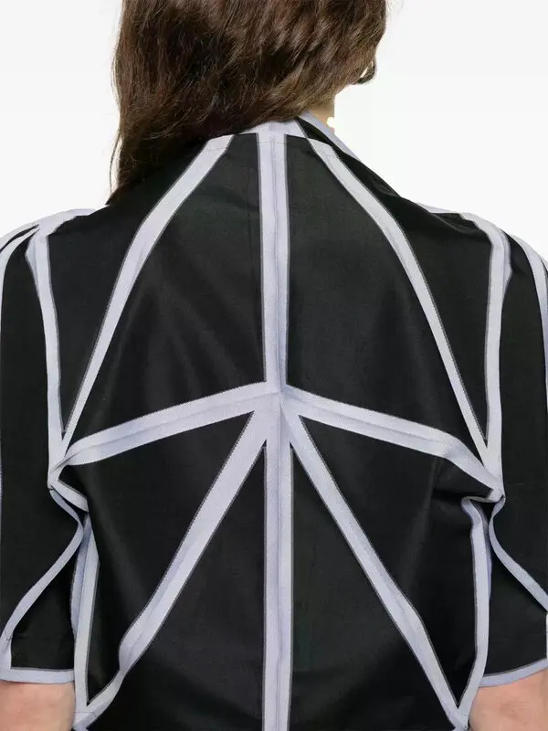 Issey Miyake No.5-jacquard Jacket