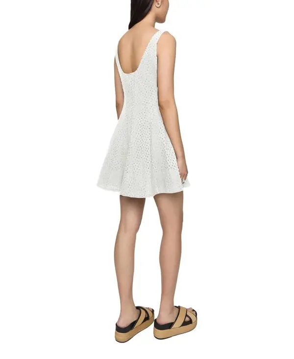 Rebecca Minkoff Carrie Eyelet Dress - White