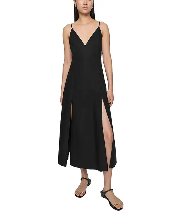 Rebecca Minkoff Amber Slit Dress - Black