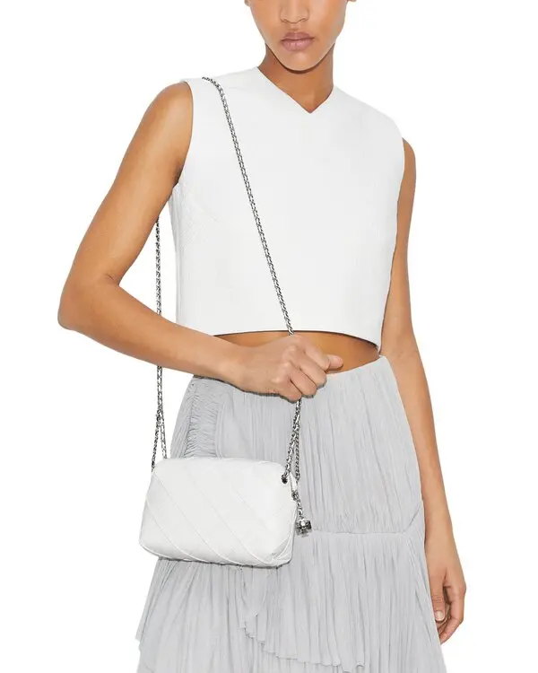 Tory Burch Fleming Soft Crossbody Bag - Blanc