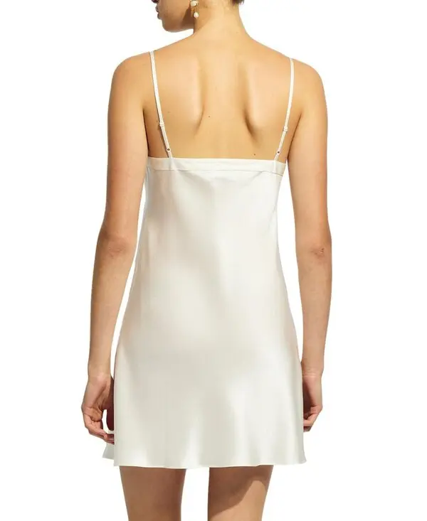 Ginia Silk Chemise - Creme