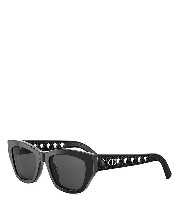 Dior Butterfly Sunglasses, 53mm - Black/smoke