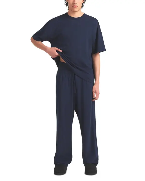 SKIMS Straight Leg Jersey Lounge Pants - Navy