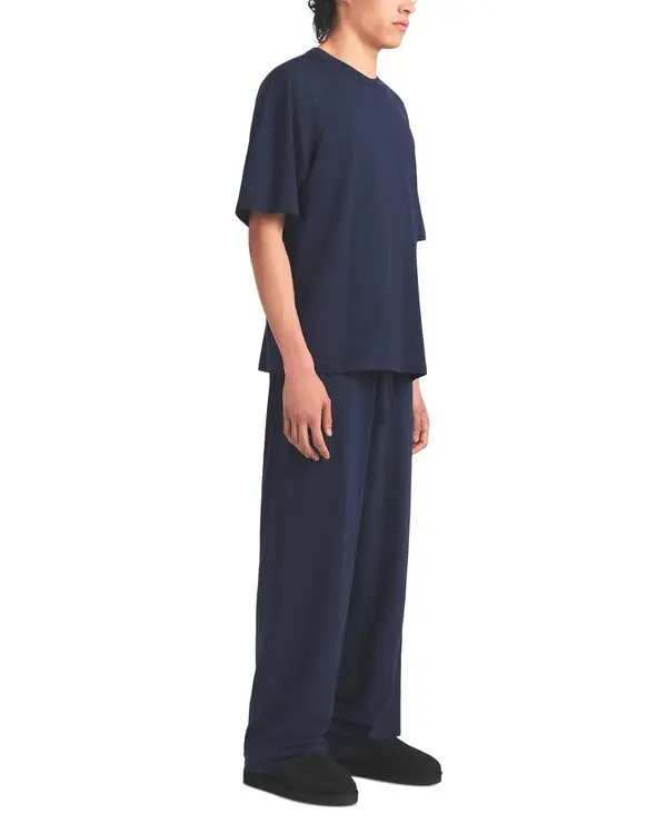 SKIMS Straight Leg Jersey Lounge Pants - Navy