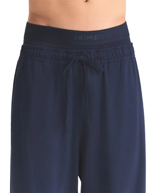 SKIMS Straight Leg Jersey Lounge Pants - Navy