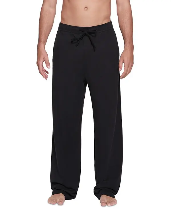 SKIMS Straight Leg Jersey Lounge Pants - Obsidian