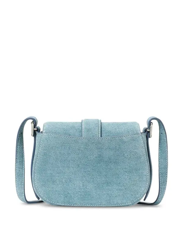 Kate Spade New York Printed Suede Mini Saddle Bag