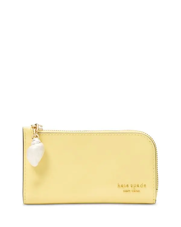 Kate Spade New York Devin Leather Small Slim Bifold Wallet - Yuzu Jam