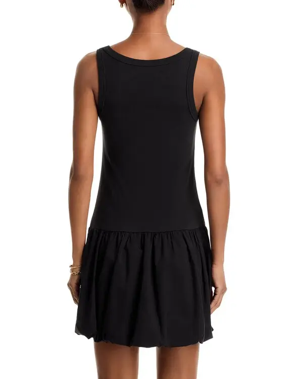 Velvet By Graham & Spencer Isla Mixed Media Mini Dress - Black