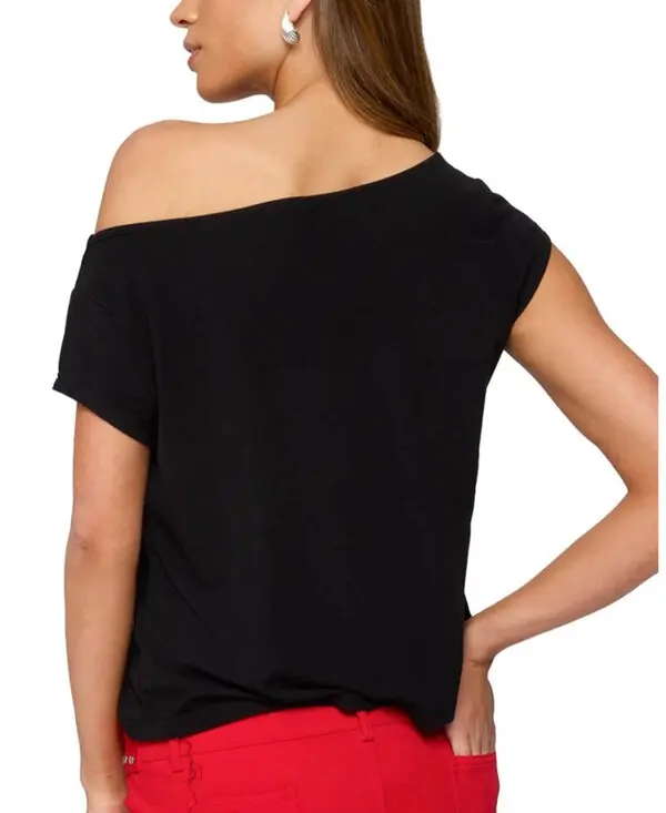 EDIKTED Anabella Off-shoulder Top - Black